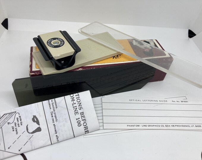 VTG Phantom Line 100 Optical Lettering Guide for Calligraphy W/ Box ...