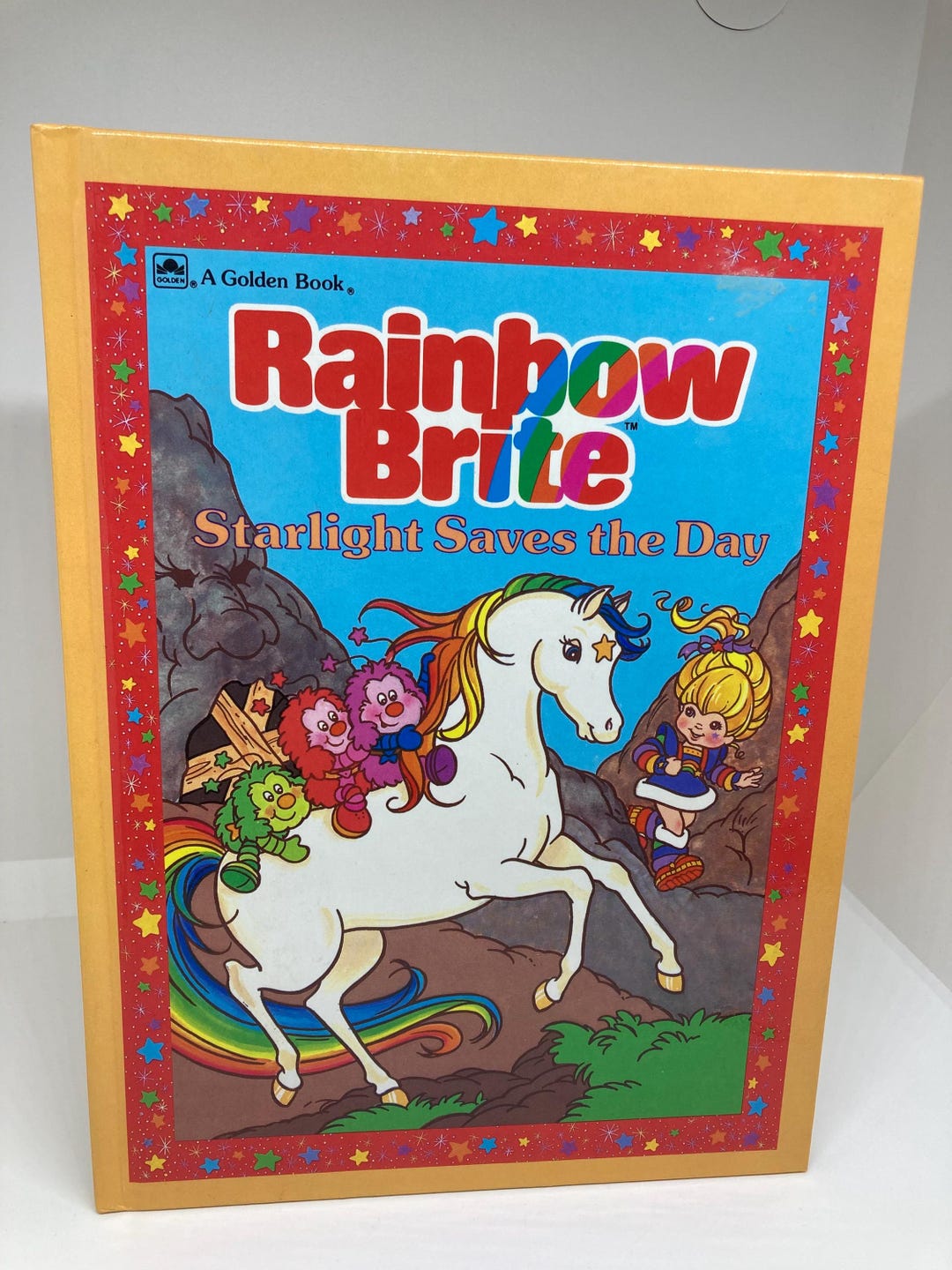 Vintage Rainbow Brite Book Starlight Saves the Day Golden Books 1985 Hardcover Jean Lewis Vtg ...