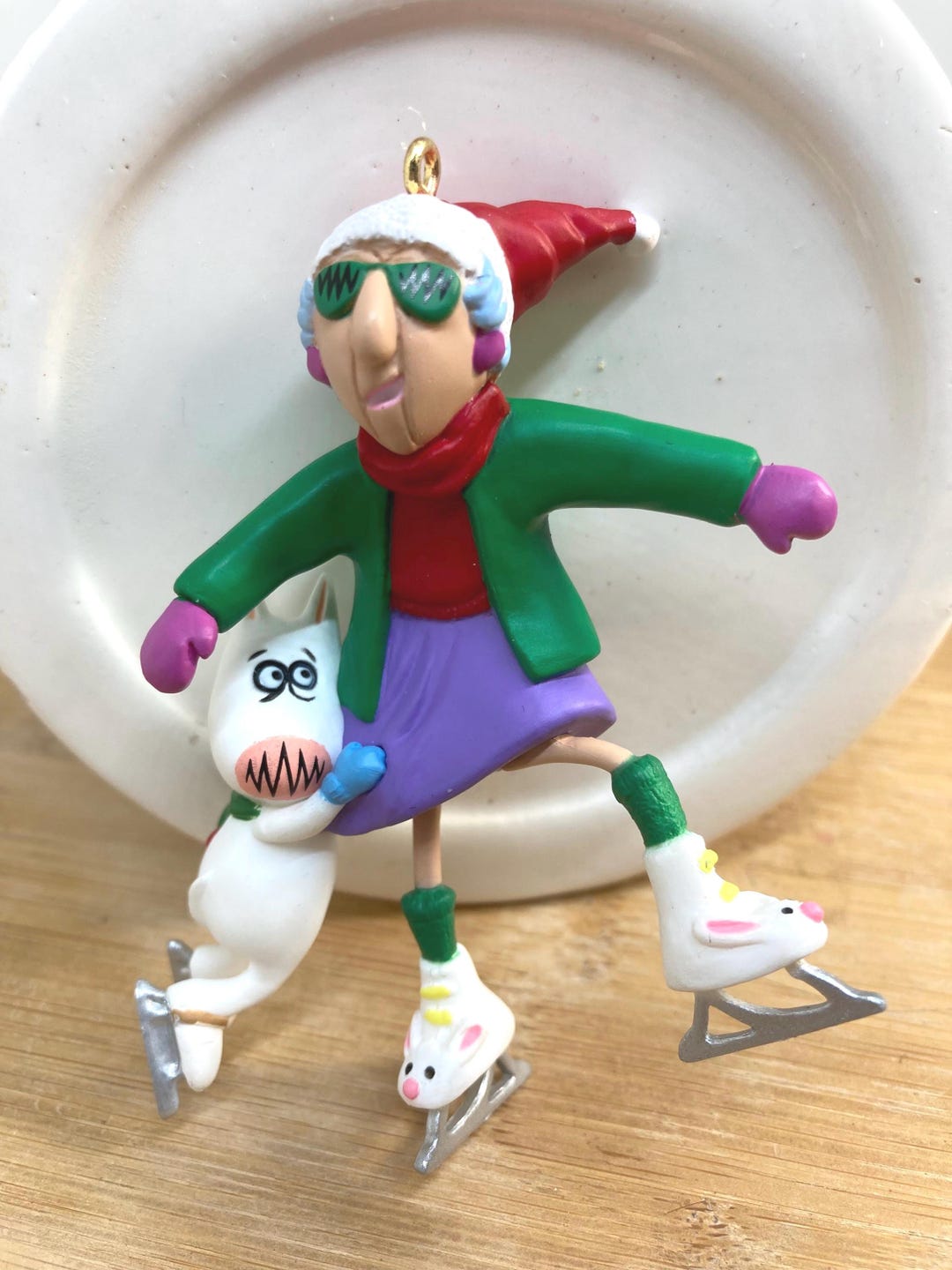 1999 Maxine on Thin Ice Hallmark Keepsake Christmas Ornament Maxine and ...