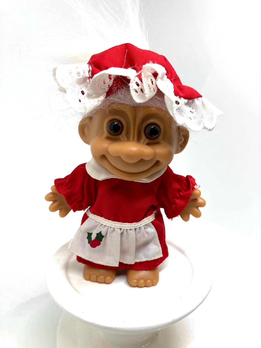 Russ Mrs. Santa Troll Doll 1990 Vintage Russ Troll Doll Troll Collector ...