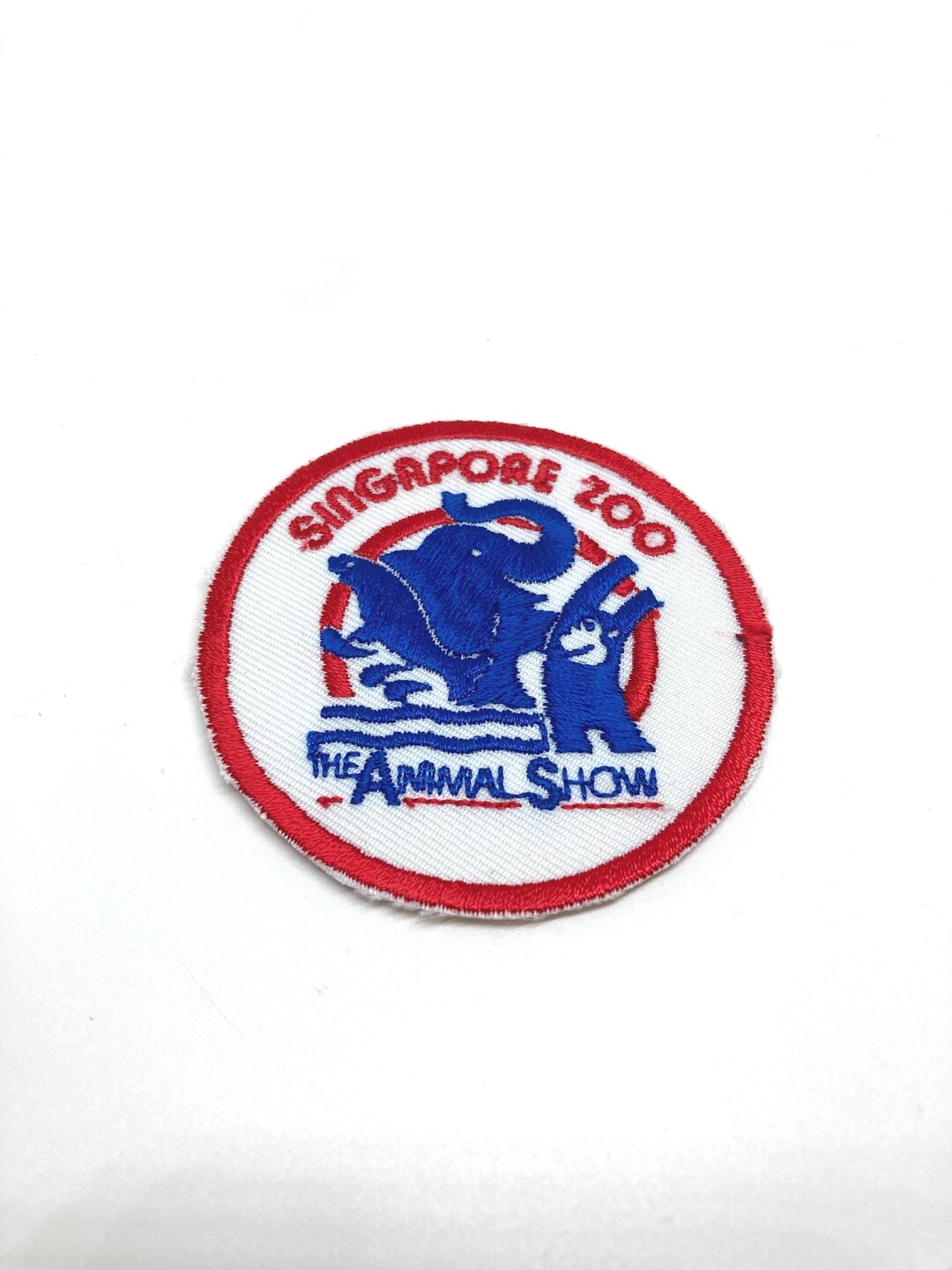 Singapore Zoo Patch Embroidered Patch Travel Souvenir - Etsy