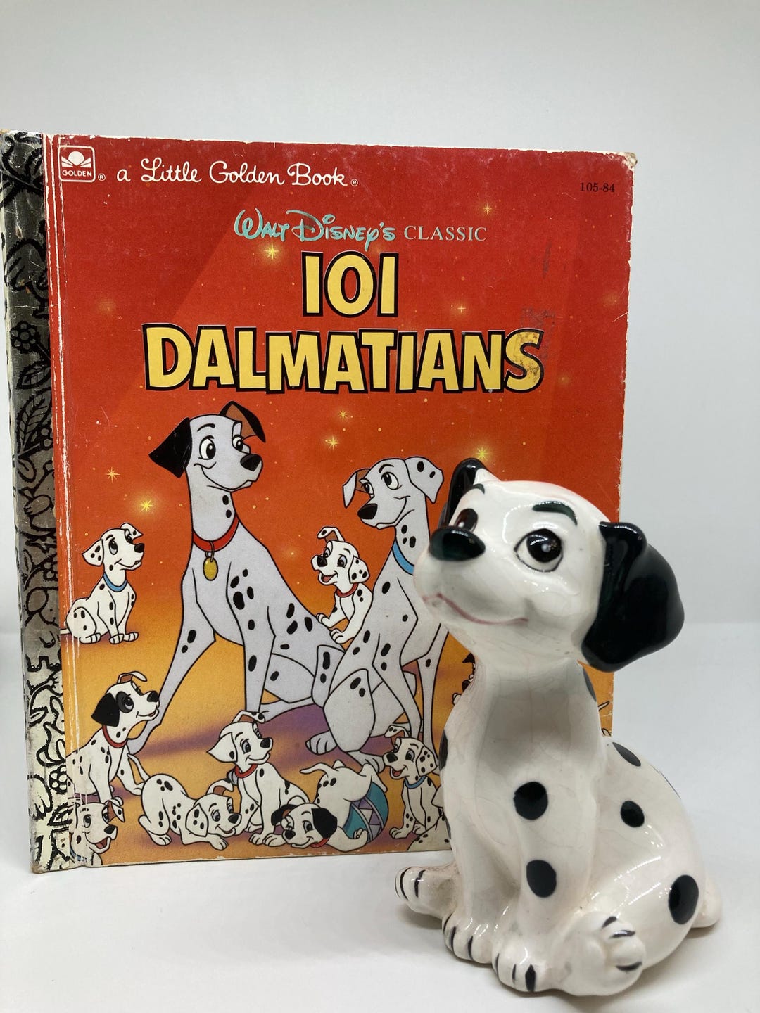 Vintage Disney Enesco 101 Dalmatians Figurine With 1991 101 Dalmatians ...