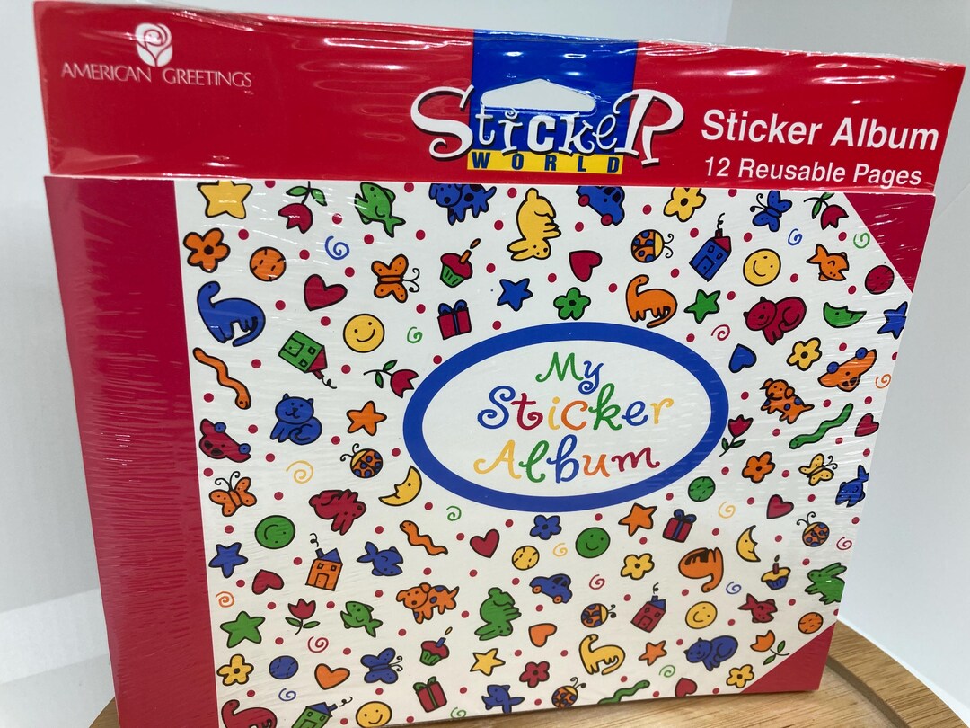 My Sticker Album by Sticker World AGC American Greeting Cards 1990 ...