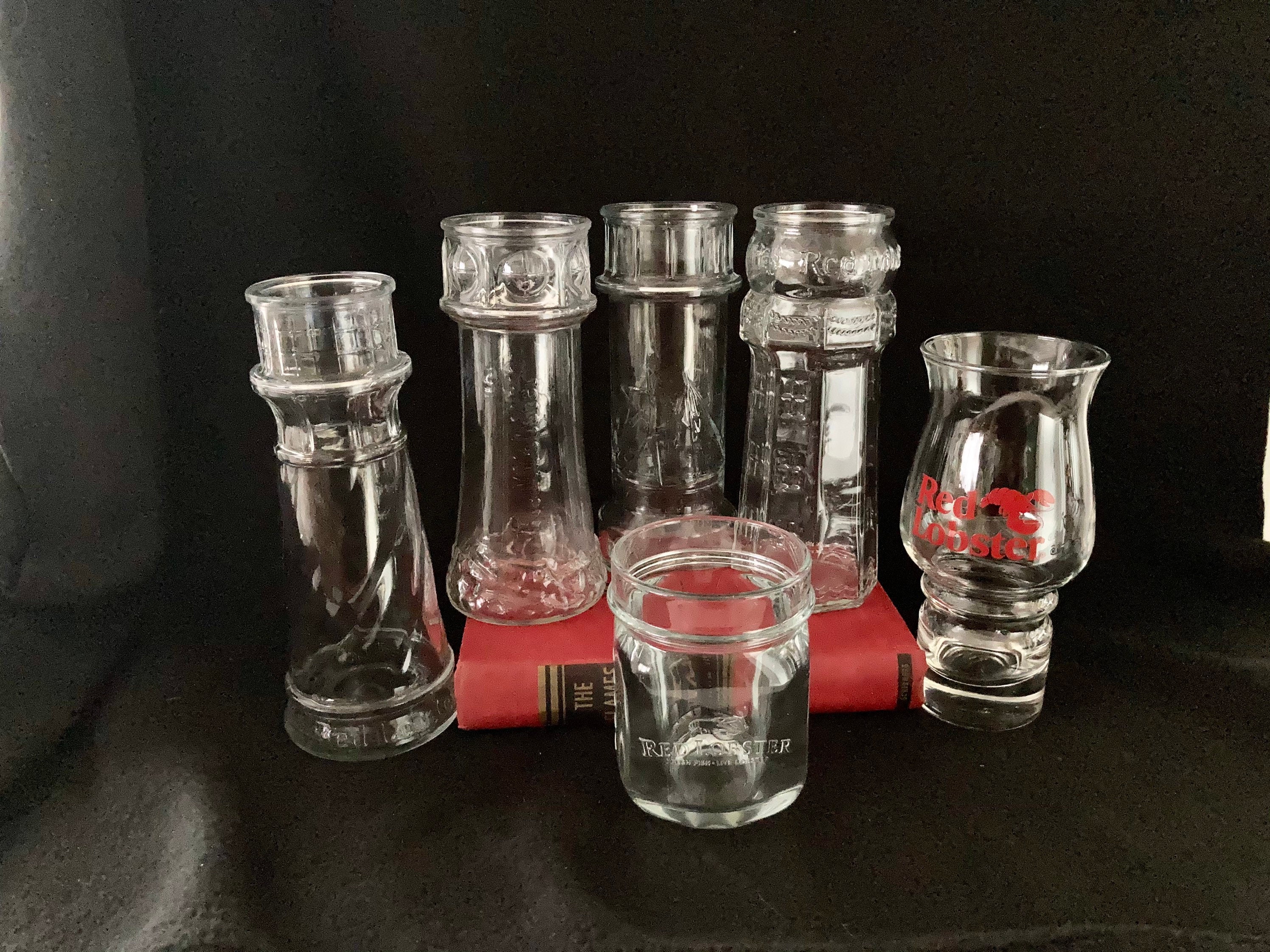 Red Lobster Lighthouse Glasses for sale | Only 4 left at -70%