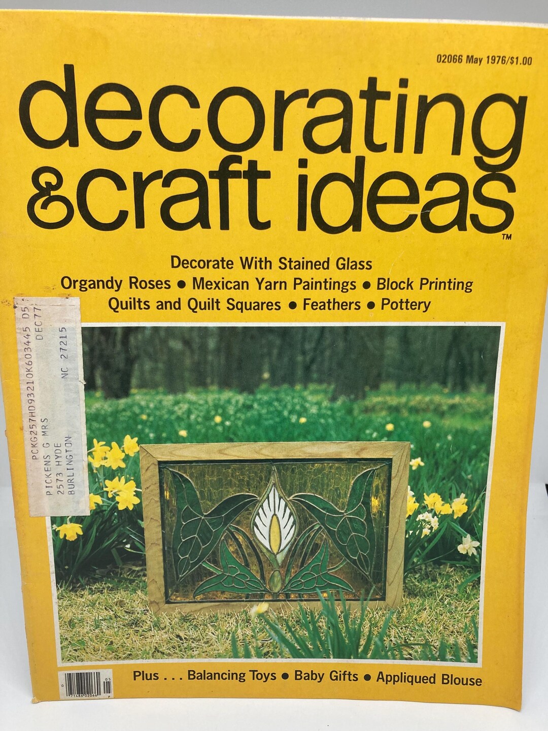 Decorating and Craft Ideas 1976 May Issue Vtg Craft Magazine How to ...
