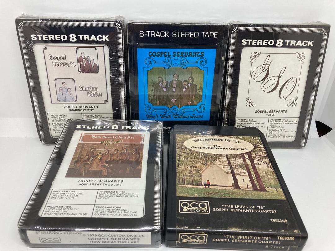 1970’s Stereo 8 Track Tape Gospel Servants Quartet GSQ How Great Thou ...