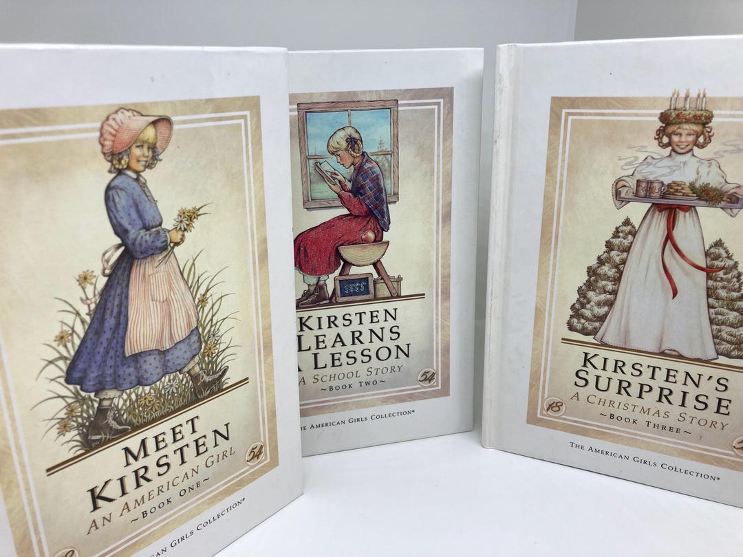 Vtg American Girl, Kirsten Book 1, 2, and 3 Hardcover Pleasant Company ...