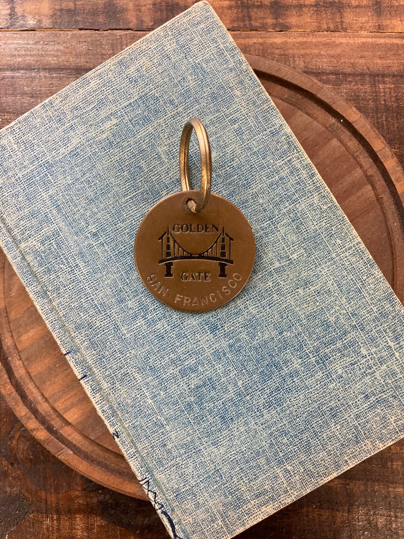 Vtg Golden Gate Bridge Key Ring Vtg Souvenir - Etsy