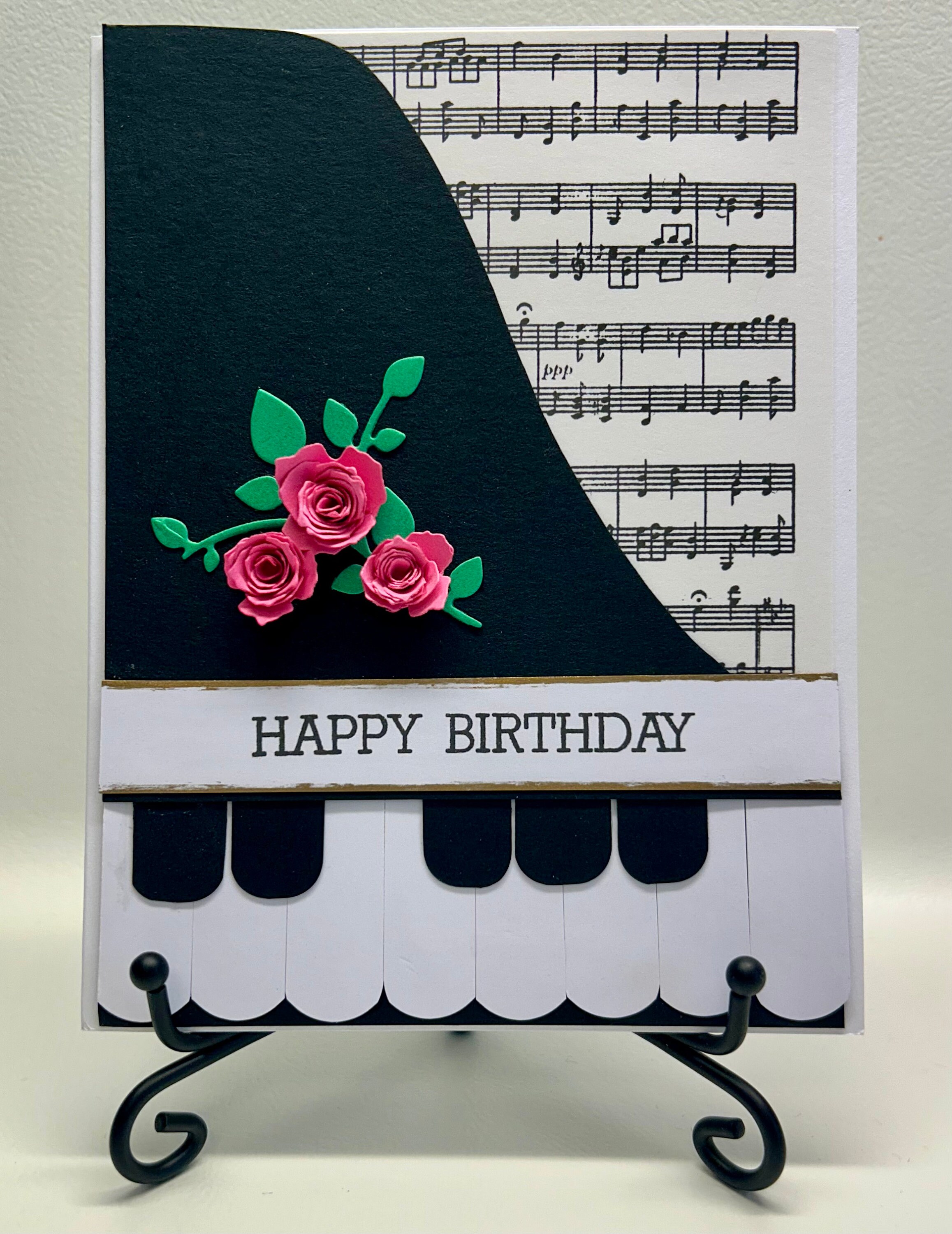Birthday Music Card - Etsy