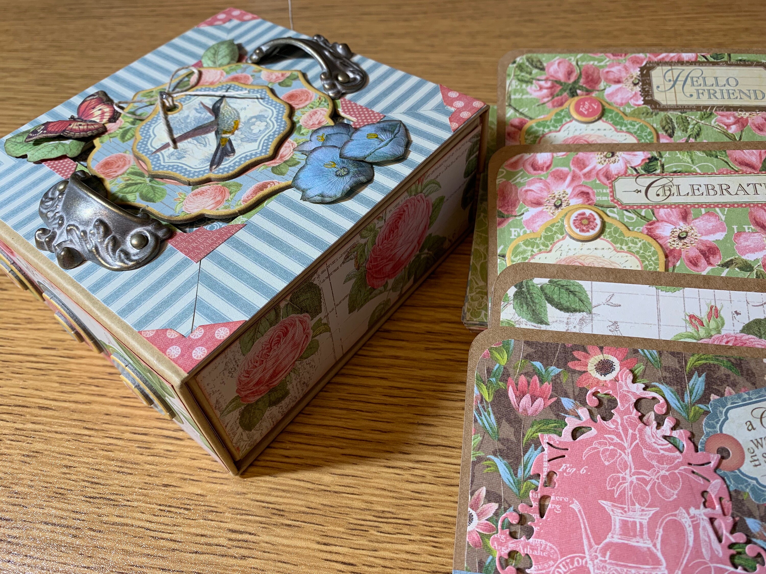 Deluxe Gift Card Box and Matching All Occasion Card Set - Etsy