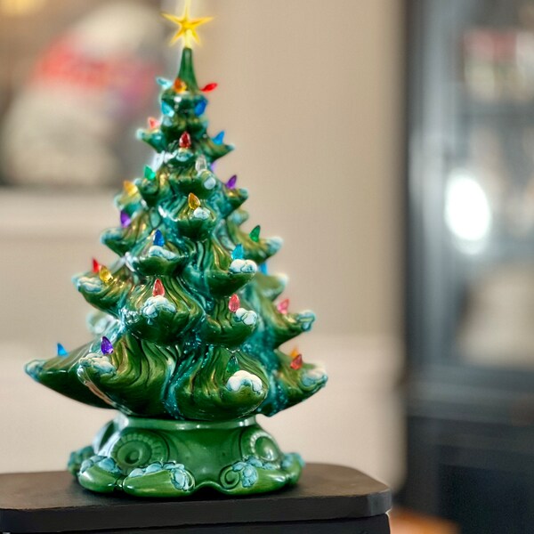 Ceramic Xmas Tree - Etsy