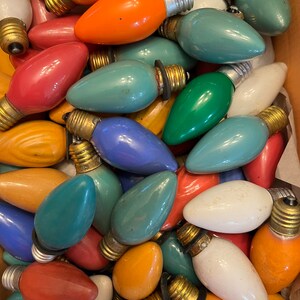 Large Glass Christmas Tree Bulbs Lot of 50 1960s Vintage Christmas ...