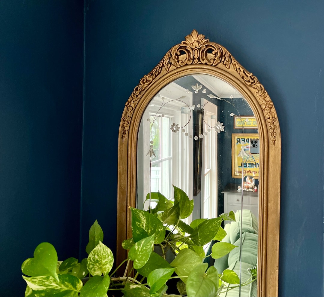 Antique Mercury Glass Wall Mirror: Distressed Country French Style - Etsy