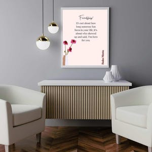 Boho Motto Quote - Friendship - Printable Downloads - Etsy