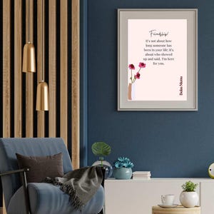 Boho Motto Quote - Friendship - Printable Downloads - Etsy