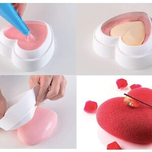 Heart Shaped Mousse Mould - Etsy