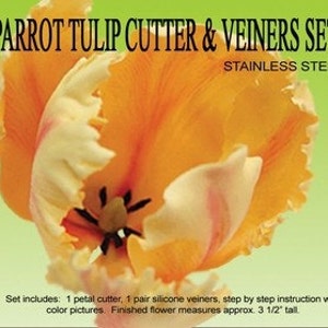 Flower Cutters and Veiners for Peony Petal and Leaves, Moth Orchid ...