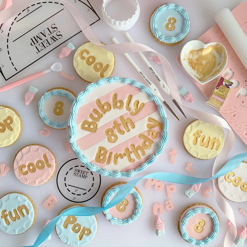Sweet Stamp - Bubblegum Set - Uppercase, Lowercase, Numbers & Symbols ...