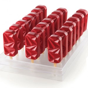 4 Cavity Geometric Shockwave Cakesicle Popsicle MOULD - Etsy UK