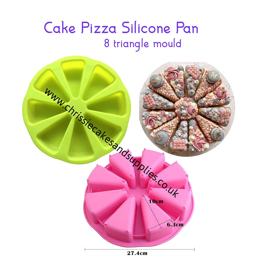 Cake Pizza - 8 Individual Slices Silicone Mould - Etsy