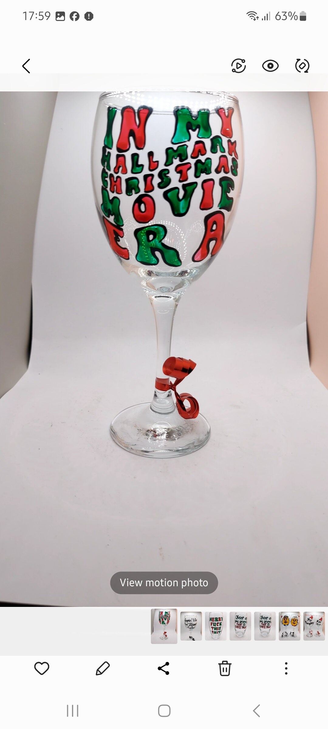 Hand Painted in My Hallmark Movies Era, Wine Glass - Etsy