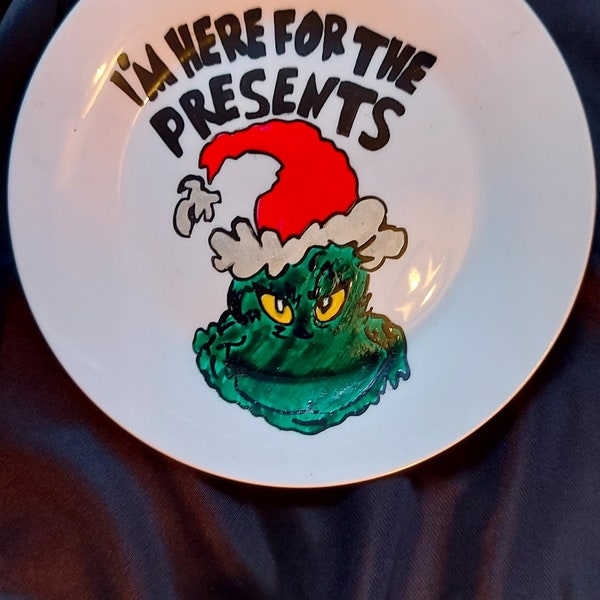 Grinch Plate - Etsy