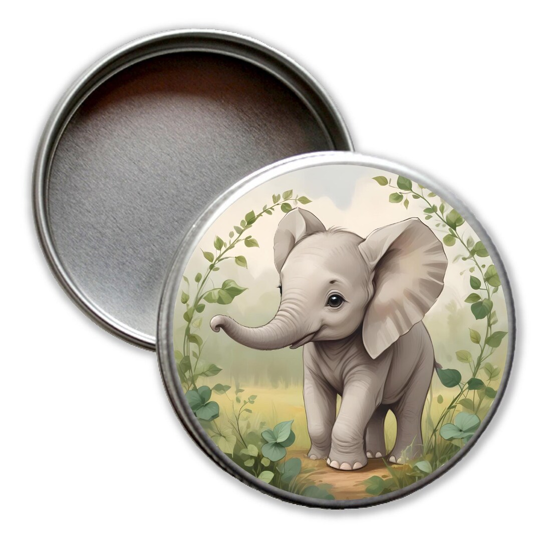 Mini Tin Little Baby Elephant Baby Elephant - Etsy