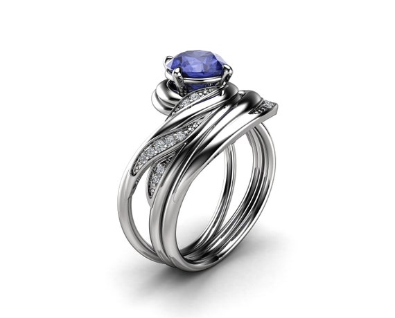 Tanzanite bridal set store