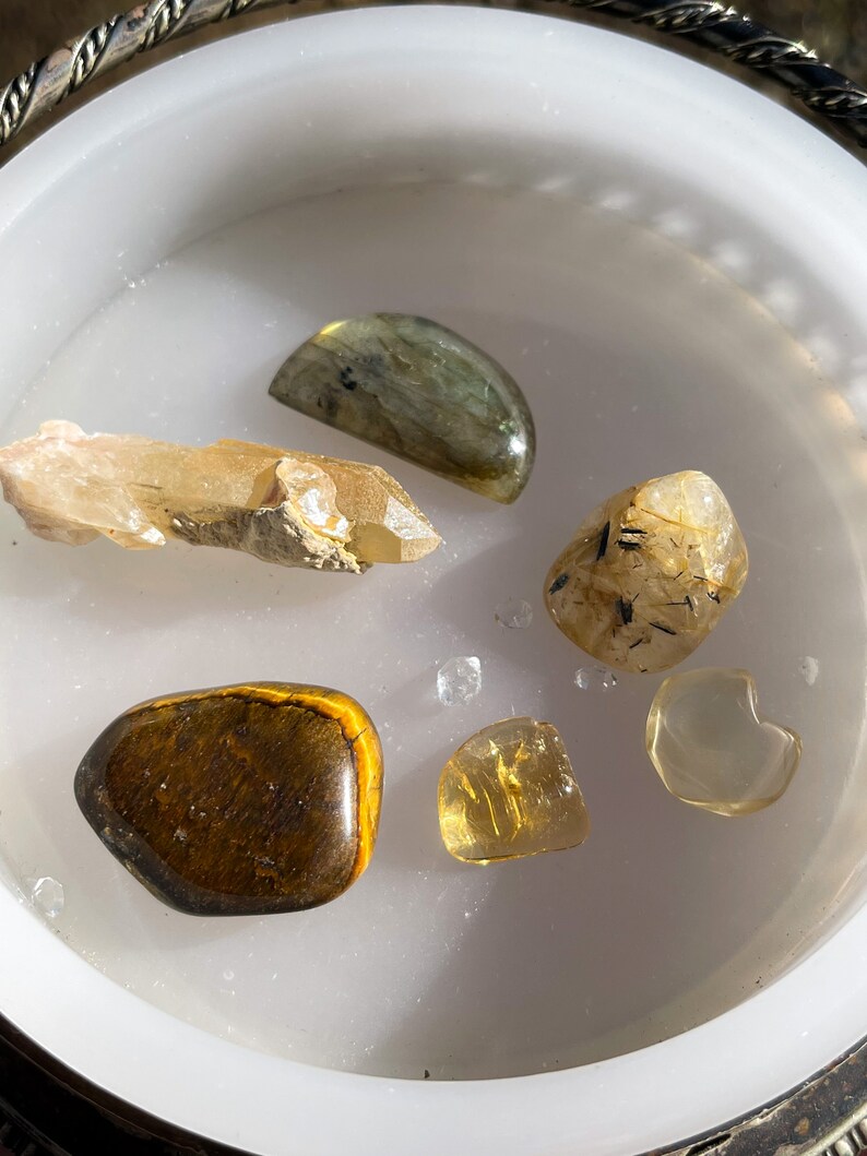 Success Crystal Set SOLAR PLEXUS Chakra Intention Crystal - Etsy