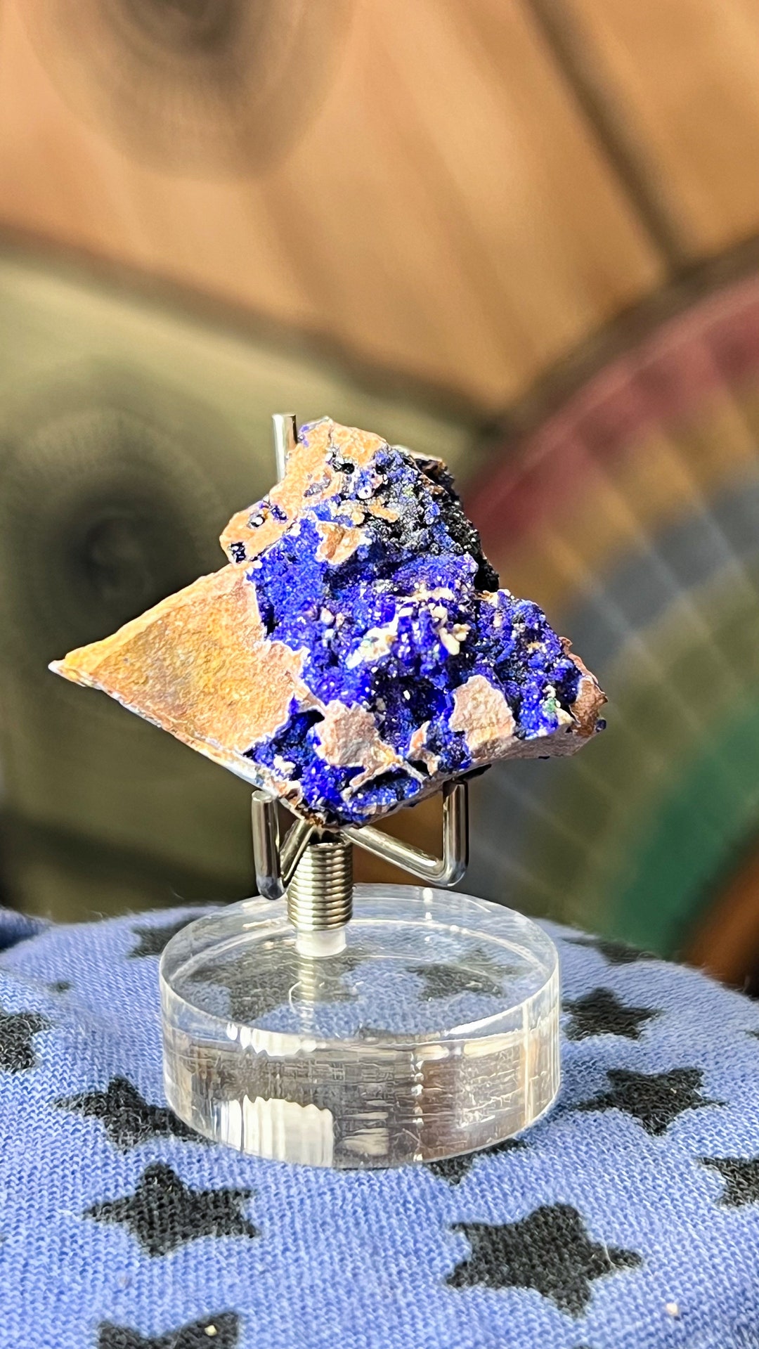 Azurite Crystals in Matrix, Morenci Mine Region, Arizona USA - Etsy