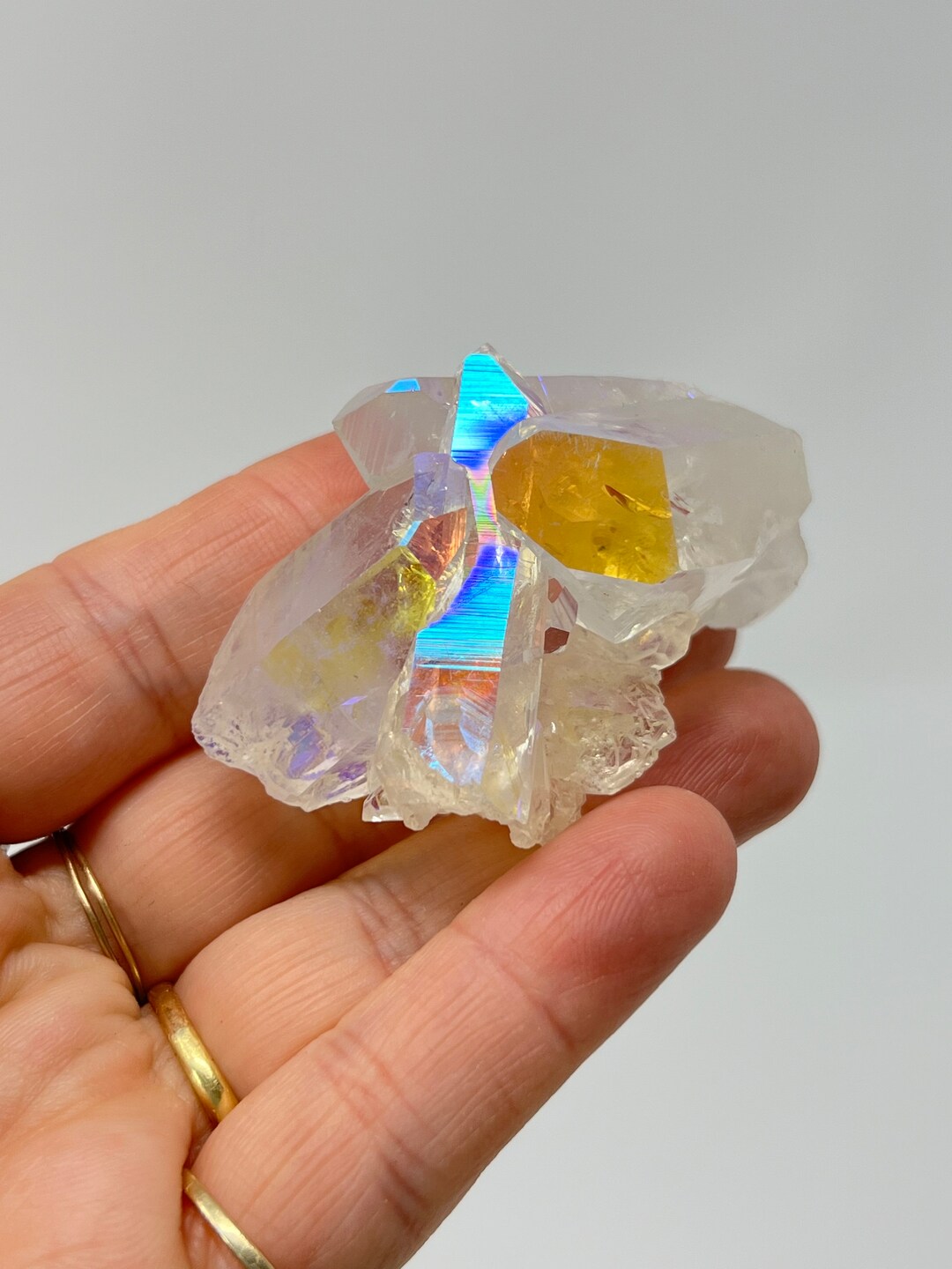 Angel Aura Quartz Cluster, Master Healer, Ancient Divine Wisdom, Reiki ...