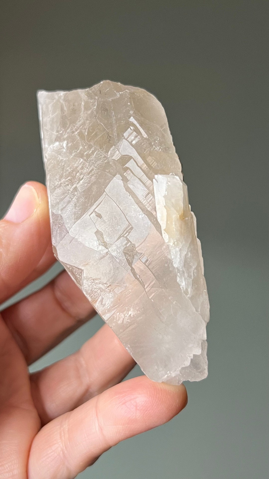 Prismatic Elestial Re-healed Quartz, 147g Brazil - Etsy