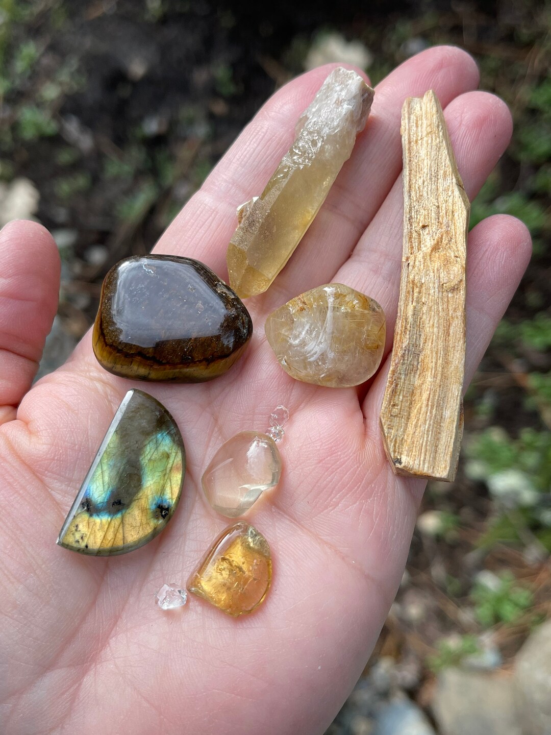 Success Crystal Set, SOLAR PLEXUS Chakra Intention Crystal Kit - Etsy