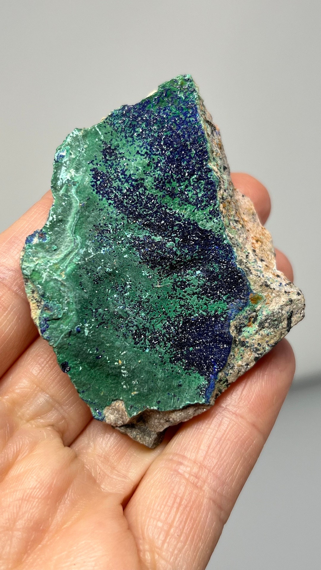 Azurite Crystals in Matrix, Morenci Mine Region, Arizona USA - Etsy