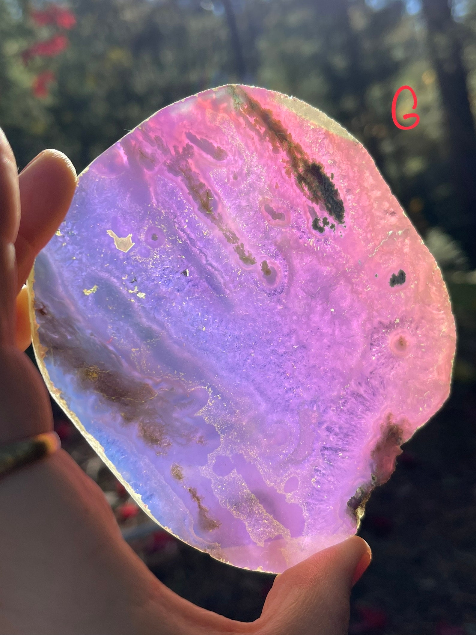 You Pick 1 Angel Aura Agate Quartz Slice Aura Slice Fairy | Etsy