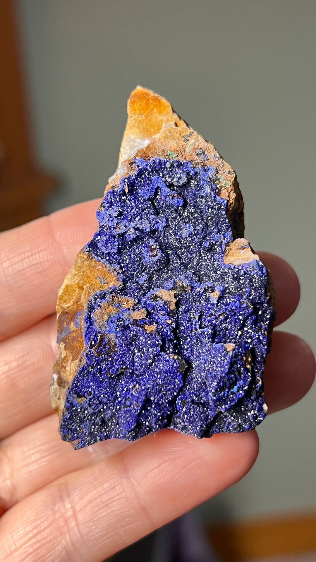 Azurite Crystals in Matrix, Morenci Mine Region, Arizona USA - Etsy