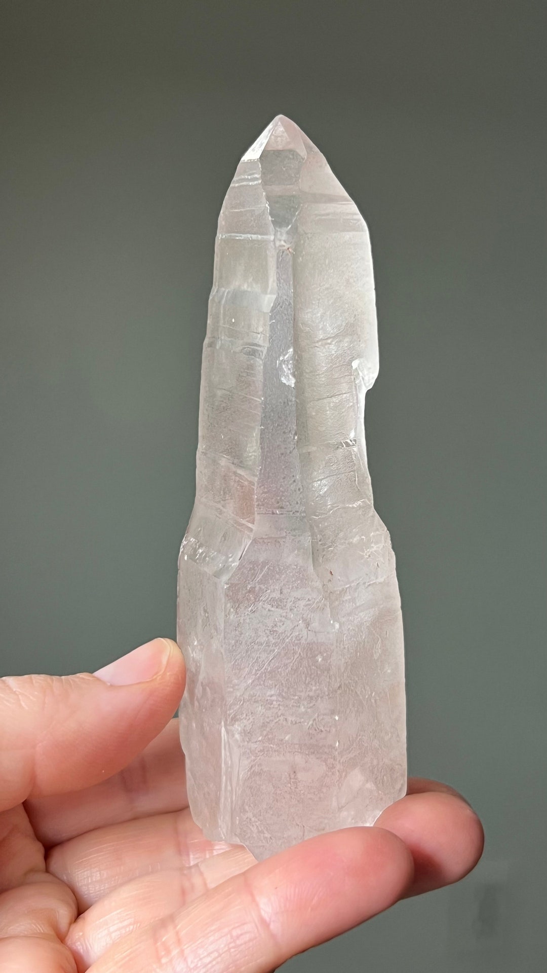 Pink Lemurian Key Quartz - Etsy