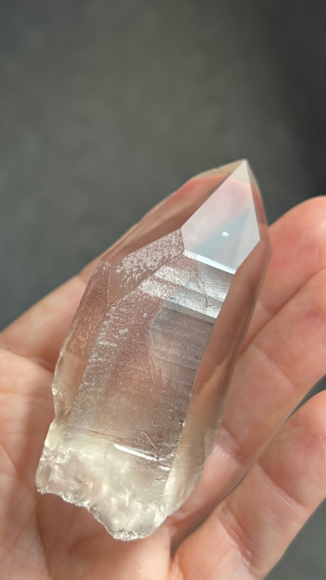 Prismatic Pink Lemurian Time-link Quartz, Brazil - Etsy