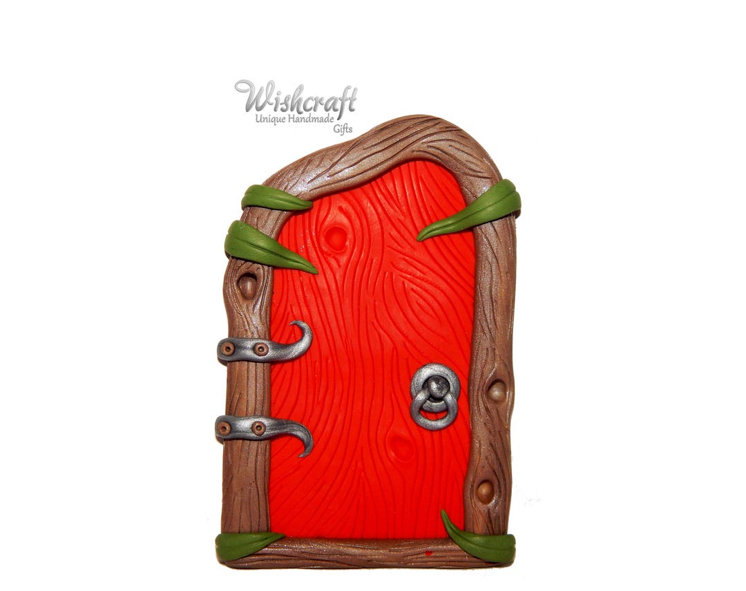 Fairy Door Ornament - Polymer Clay Fairy Door - Miniature Fairy Garden ...
