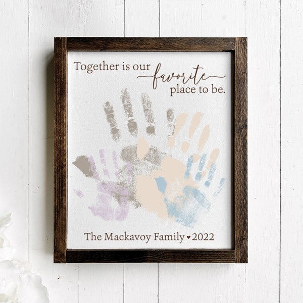 Family Handprint - Etsy