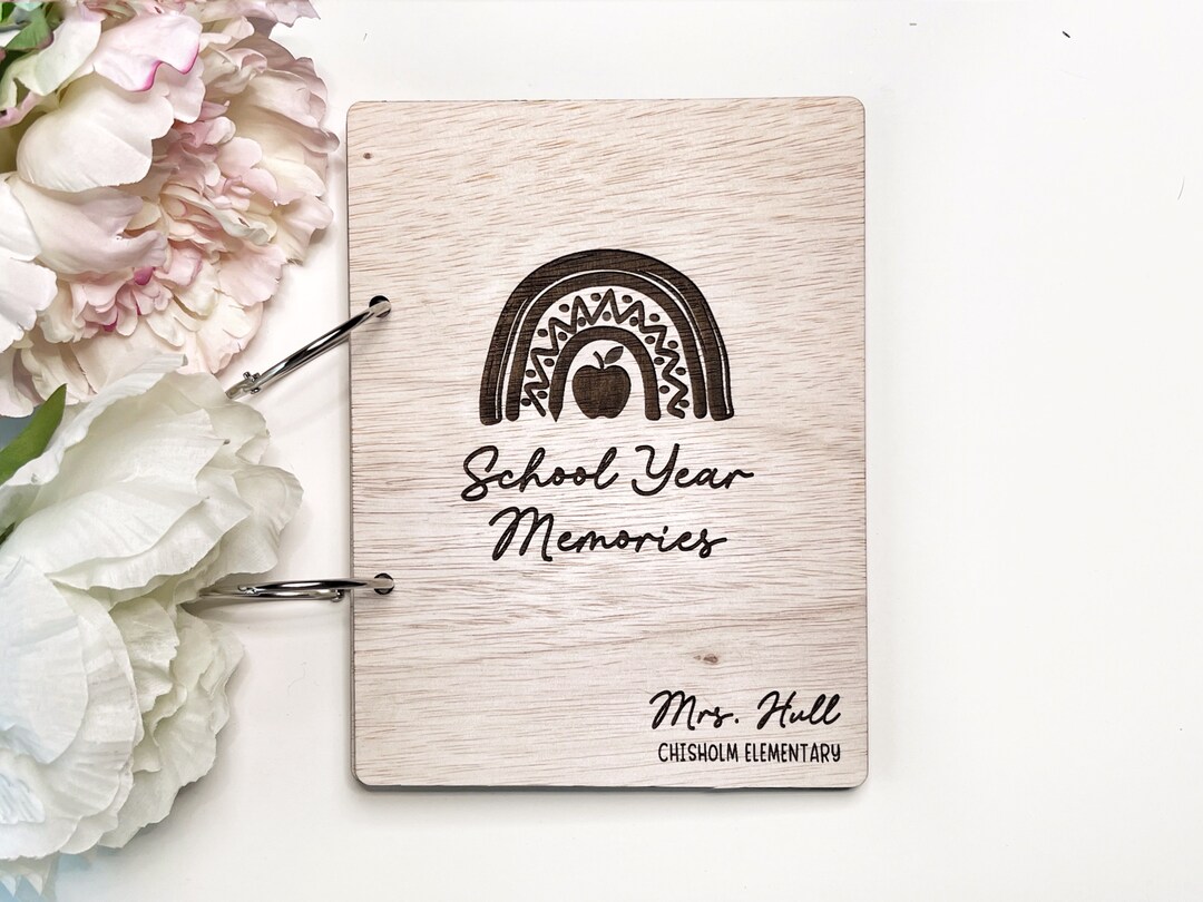 Teacher Card Binder, Personalized Appreciation Gift for Teachers ...