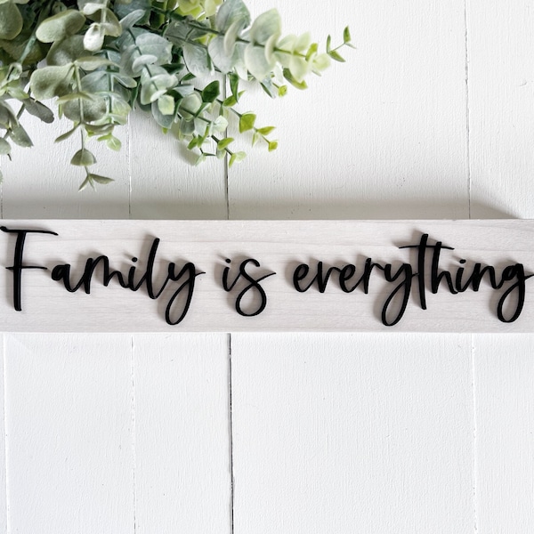 Family is Everything Sign - Etsy