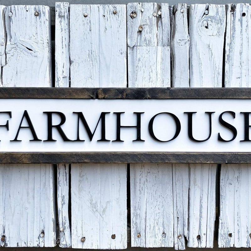 Farmhouse Signs - Etsy