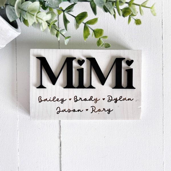 Mimi Sign - Etsy