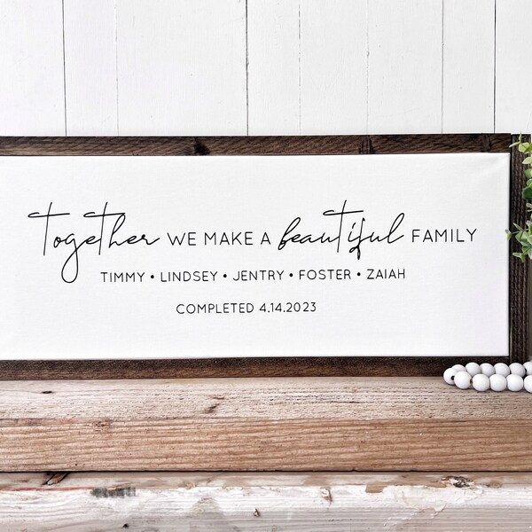 Family Sign - Etsy