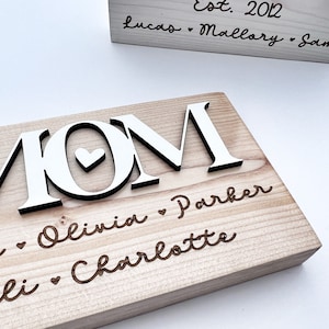 Mimi Sign With Names, Gift for Mimi, Personalized Mother's Day Gift ...