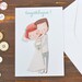 Wedding Card With Romantic Drawing Cute Bridal Couple - Etsy