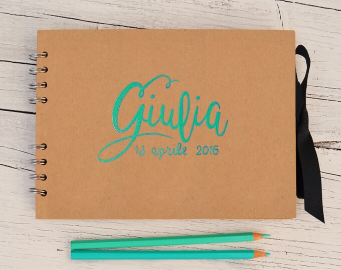 Custom Photo Album With Your Name Hand Painted Cover | Etsy