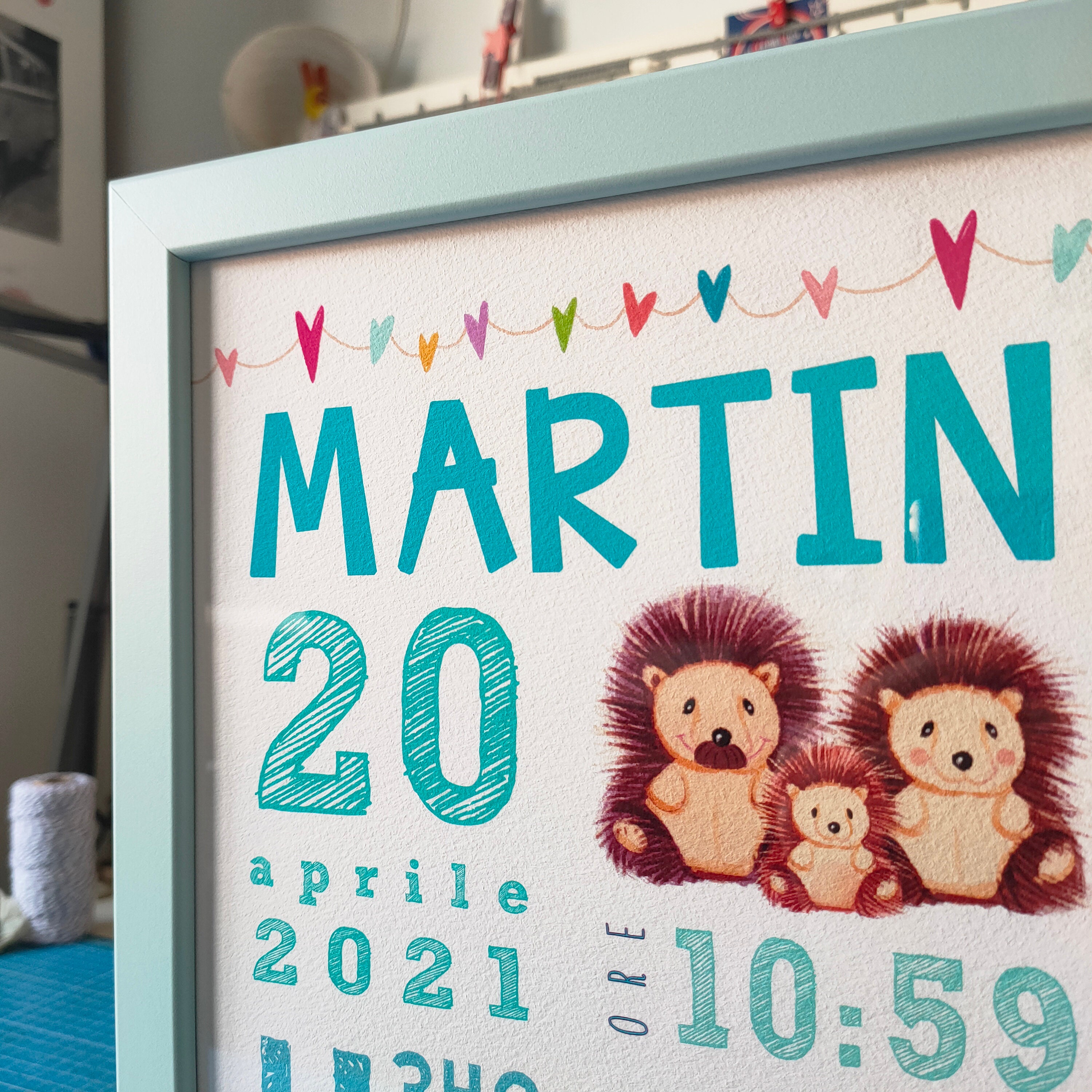 Custom Newborn Poster, Personalized Boy Print, Gift for Birth Perfect ...