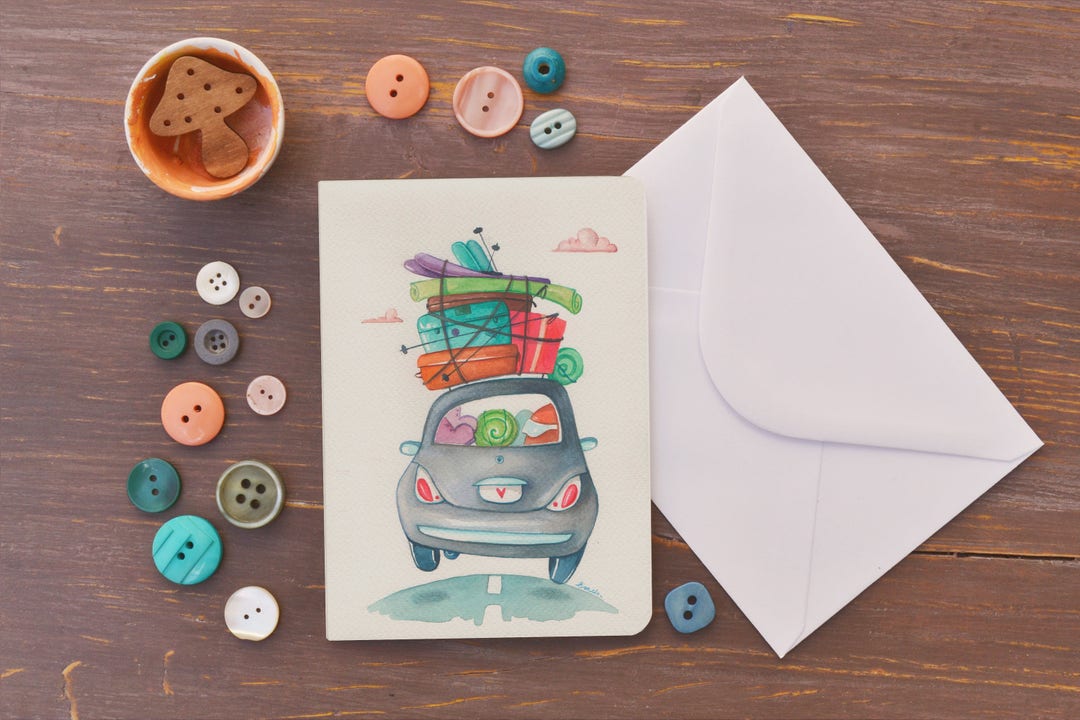 Custom Greeting Card - Personalized Illustration, Original Drawing - Etsy